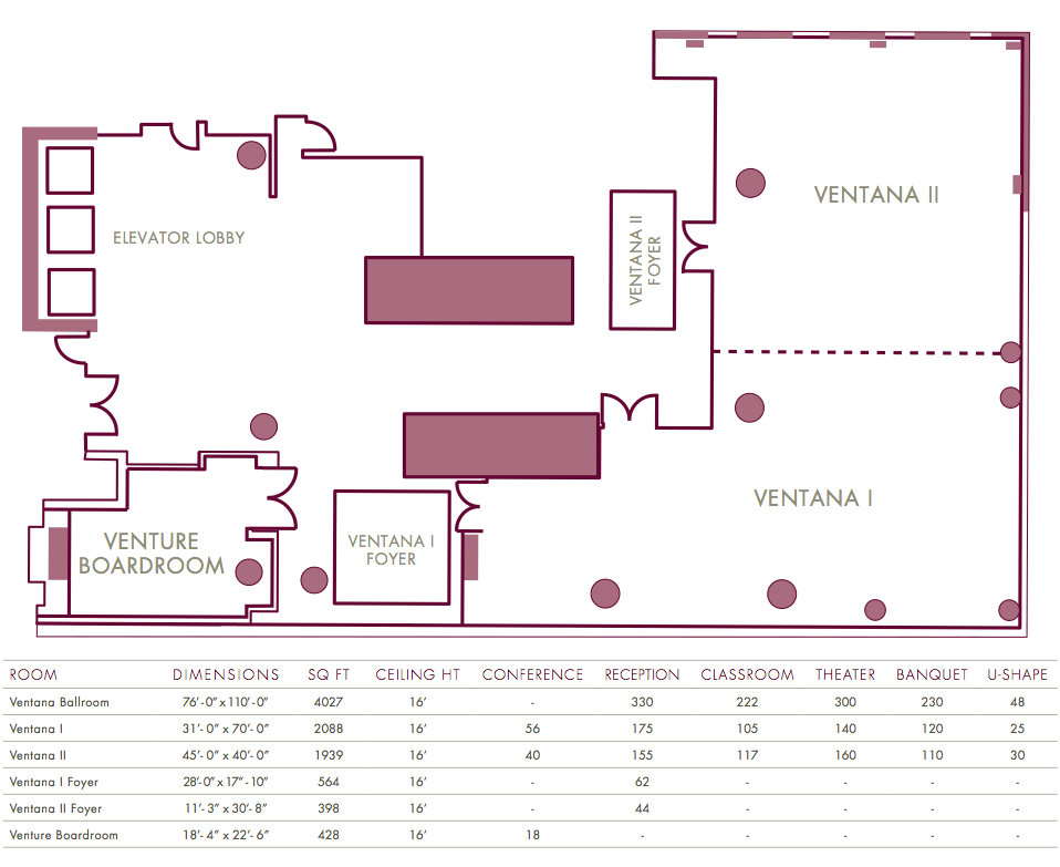 New York Event Space Floor Plans | Kimpton Hotel Eventi